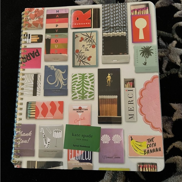 kate spade | Office | Nwt Kate Spade Strike A Match Large Spiral ...